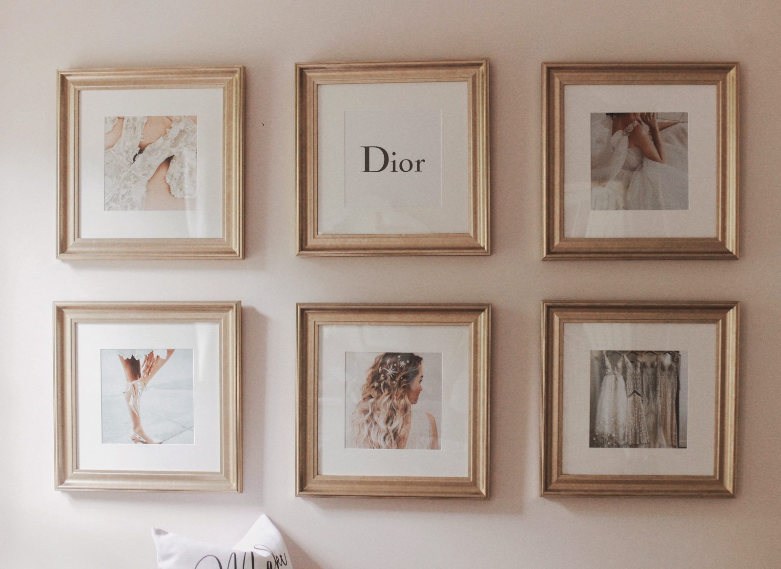 A Glamorous Inspo Wall With Framebridge Jadore Lexie Couture