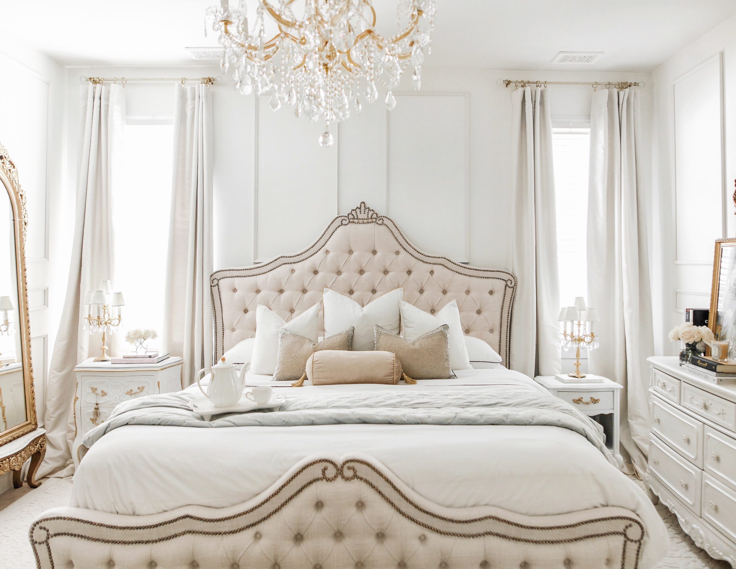 A beautiful Parisian & Versaille themed bedroom makeover - J'adore ...